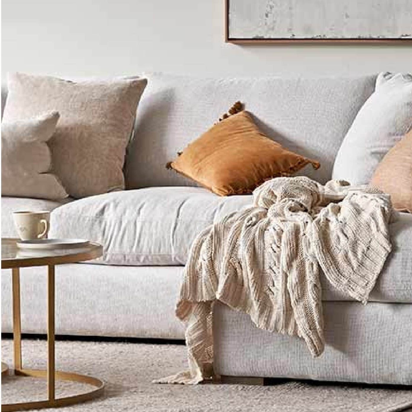 Avina In Nat Angle Frame | Wall Art | Tilley's Furniture