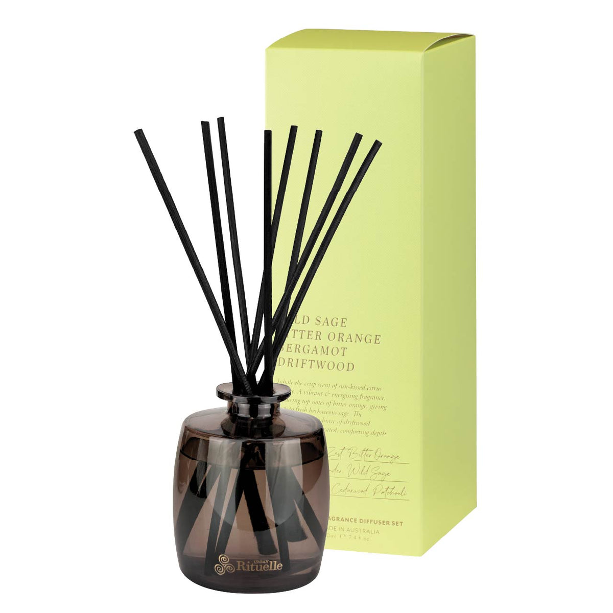 220ml Diffuser - Wild Sage, Bitter Orange, Bergamot, Driftwood — Tilley ...